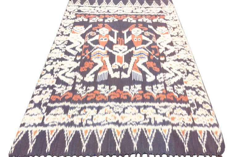 Indonesian Textile with Special Figurative Design, Late 19th Century ...