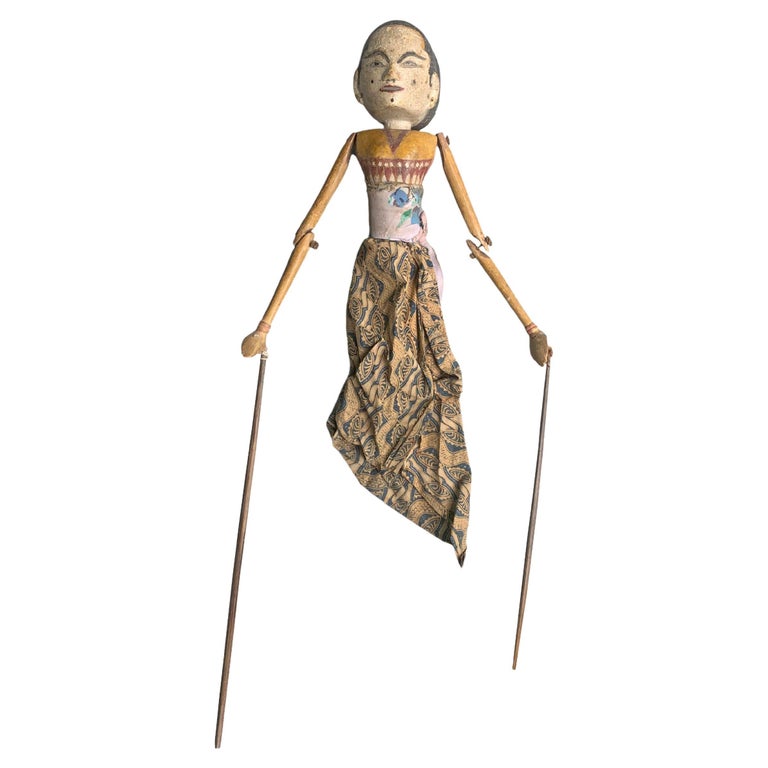 Indonesian 'Wayang Golek" Shadow Puppet, Java, Indonesia, Early 20th ...