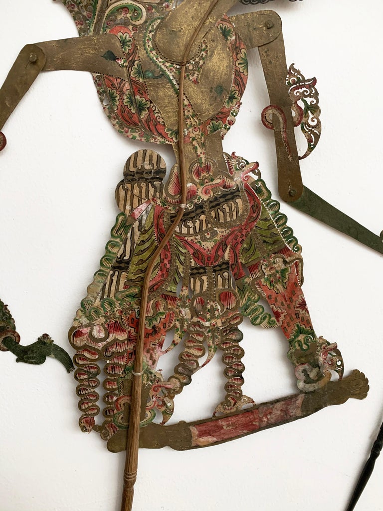 Indonesian 'Wayang Kulit" Shadow Puppet, Java, Indonesia, Early 20th ...