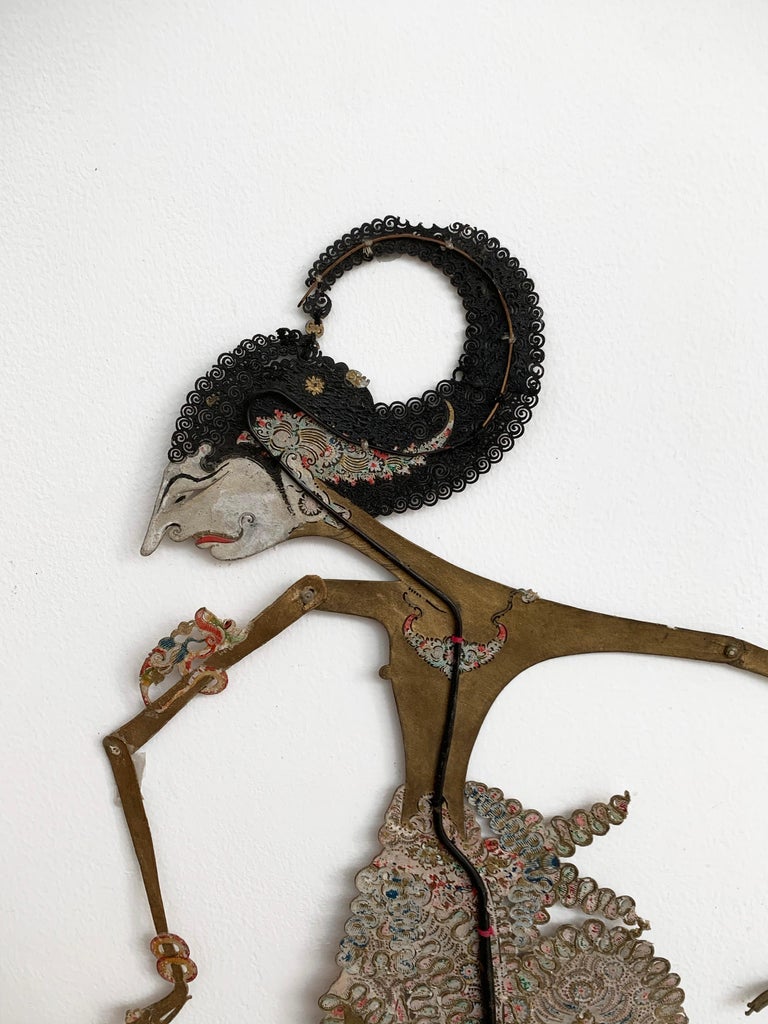 Indonesian 'Wayang Kulit" Shadow Puppet, Java, Indonesia, Early 20th ...