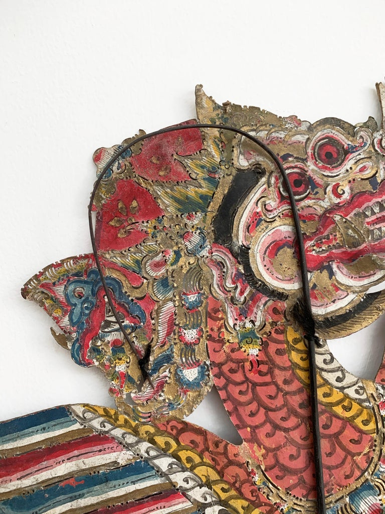 Indonesian 'Wayang Kulit" Shadow Puppet, Java, Indonesia, Early 20th ...