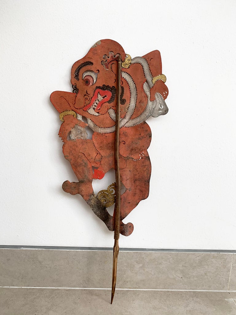 Indonesian 'Wayang Kulit" Shadow Puppet, Java, Indonesia, Early 20th ...