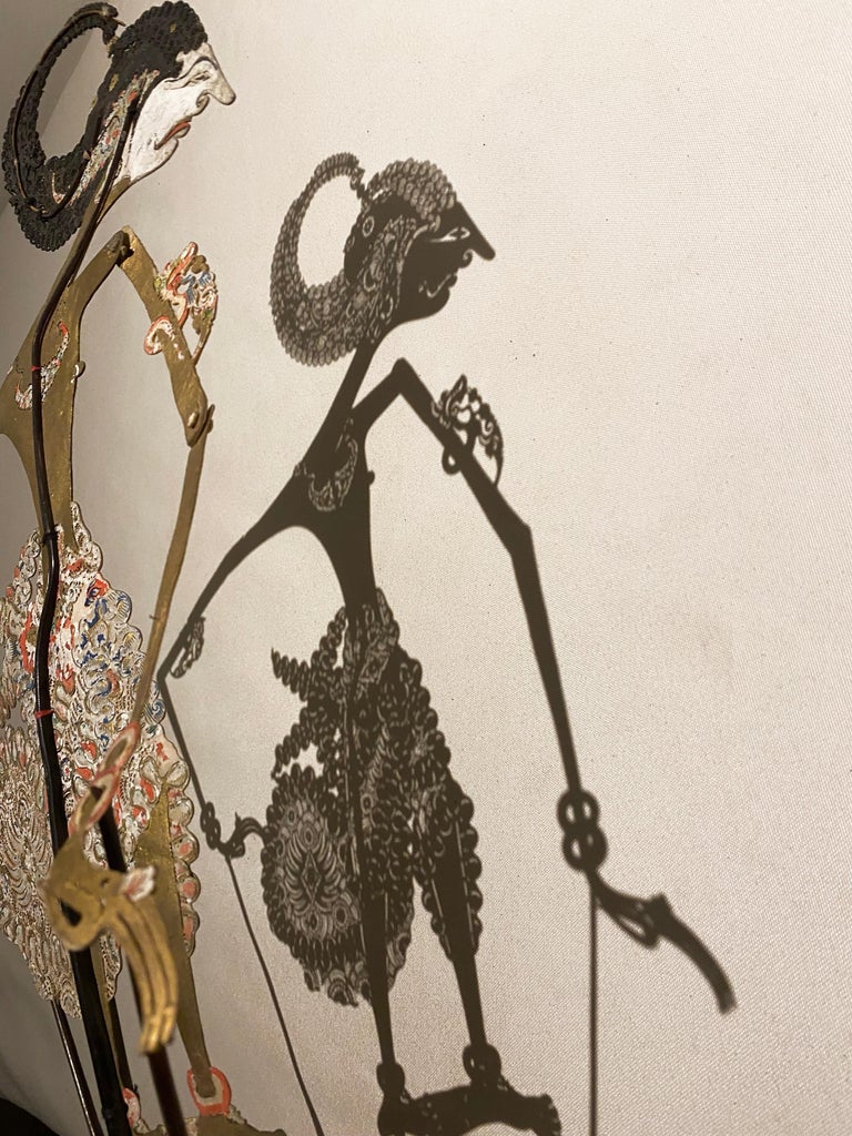 Indonesian 'Wayang Kulit" Shadow Puppet, Java, Indonesia, Early 20th Century For Sale at 1stDibs