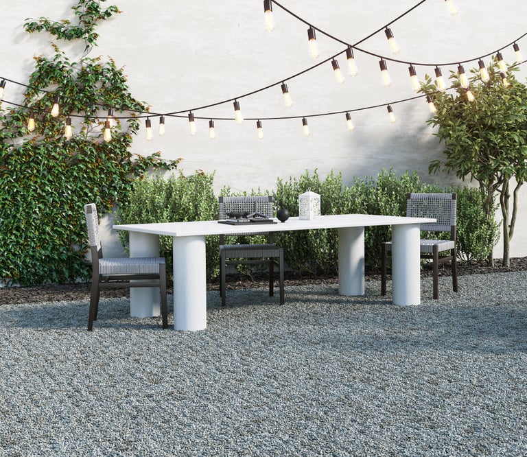 Contemporary Raw Fiberglass Table for Indoors and Outdoors For Sale at ...