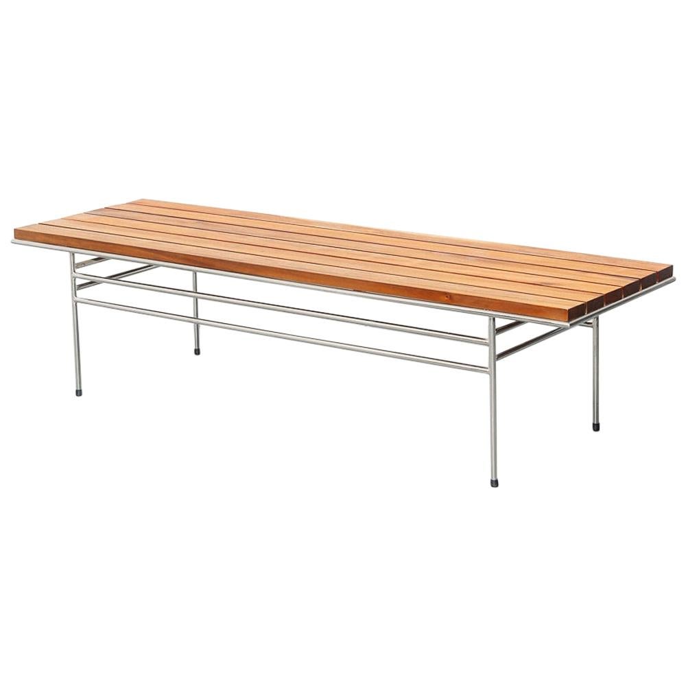 Indoor/Outdoor Slat Coffee Table or Bench at 1stDibs