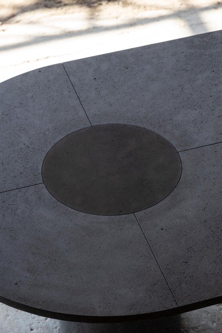 Indoor/Outdoor Volcanic Rock Petra Dining Table, Made in Mexico For ...