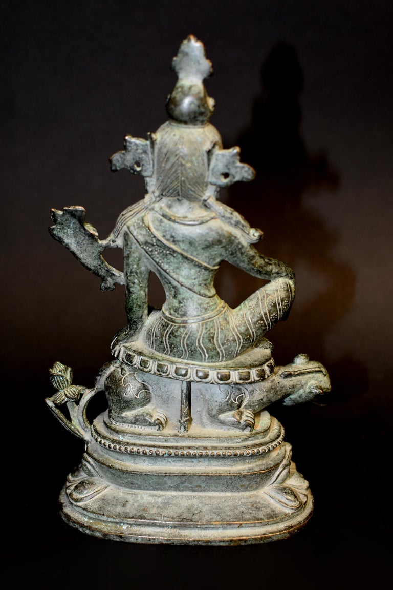 Indra Hindu Tibetan Buddha Statue King of Gods For Sale at 1stDibs