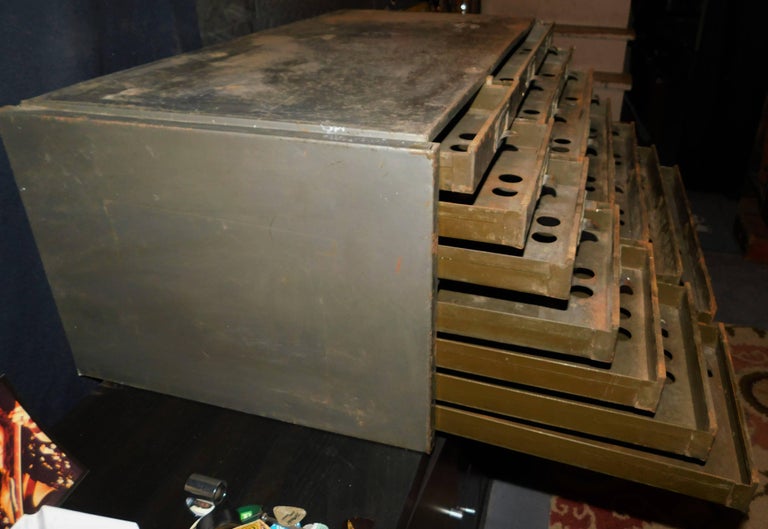 Industrial 14-Drawer Metal File Tool Cabinet For Sale at 1stDibs | tool ...