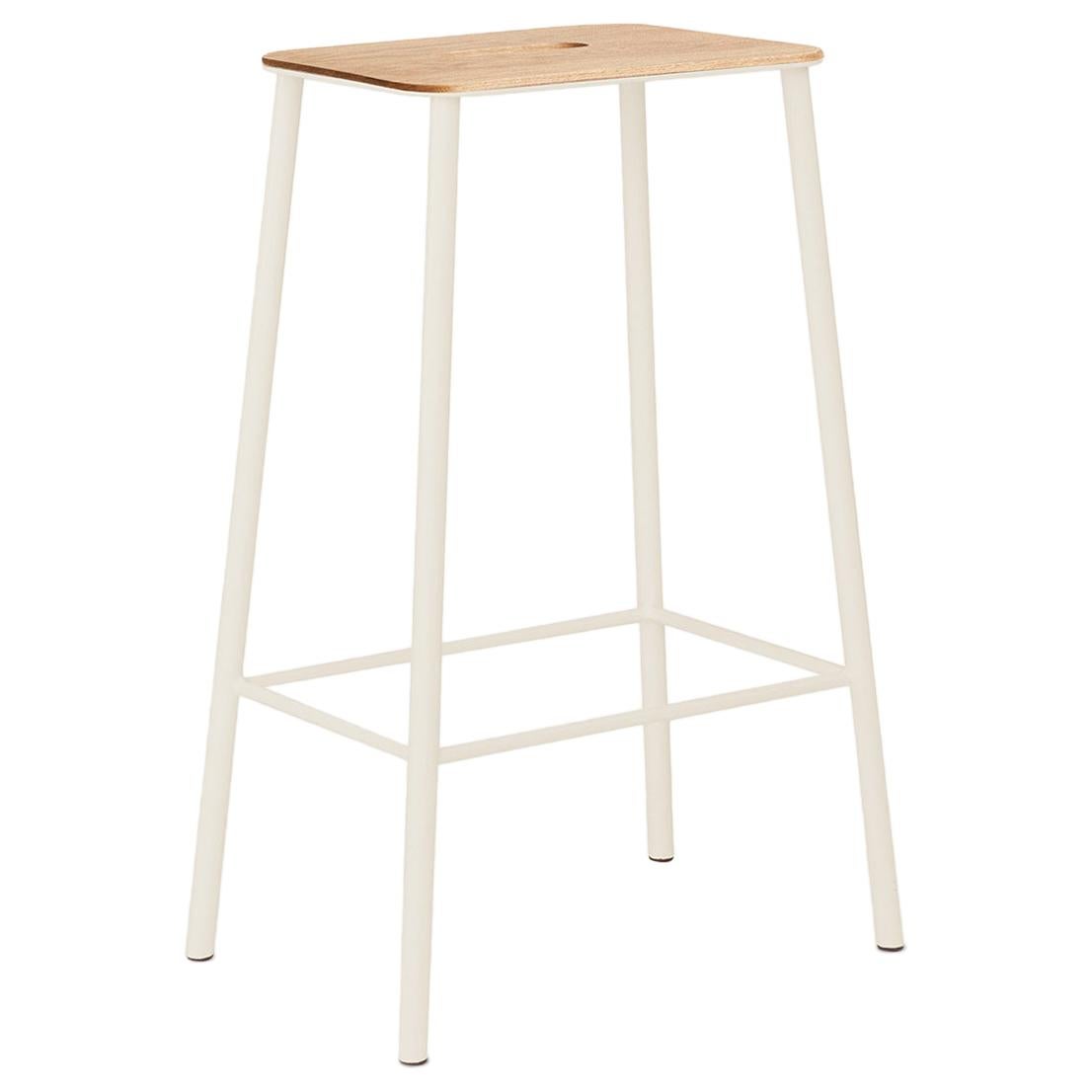 Contemporary Scandinavian Design Small Stool Solid Dark Pine AML For ...