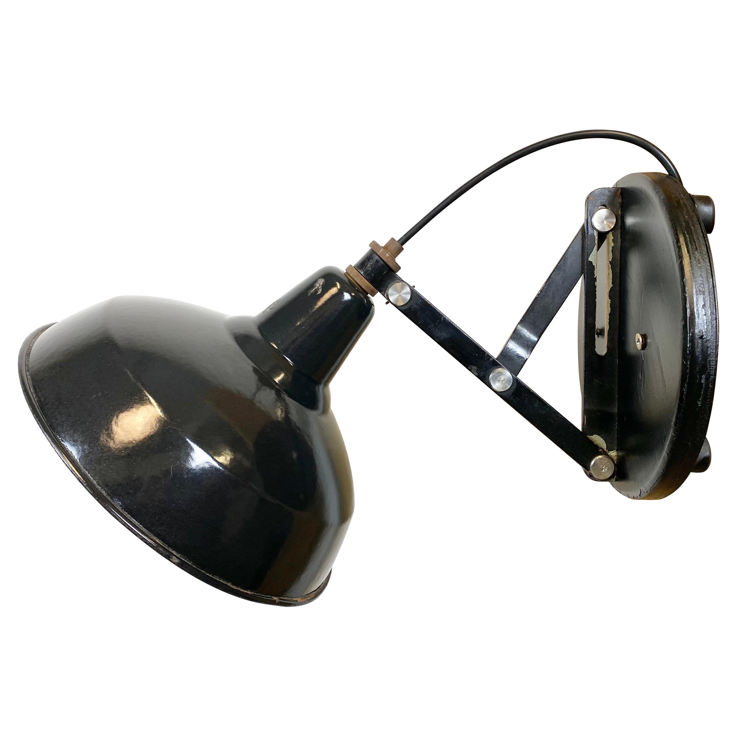 1920s Industrial Adjustable Wall Lamp For Sale at 1stDibs