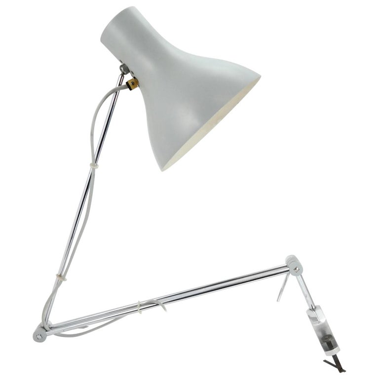 Industrial Adjustable Workshop Lamp, 1970's at 1stDibs