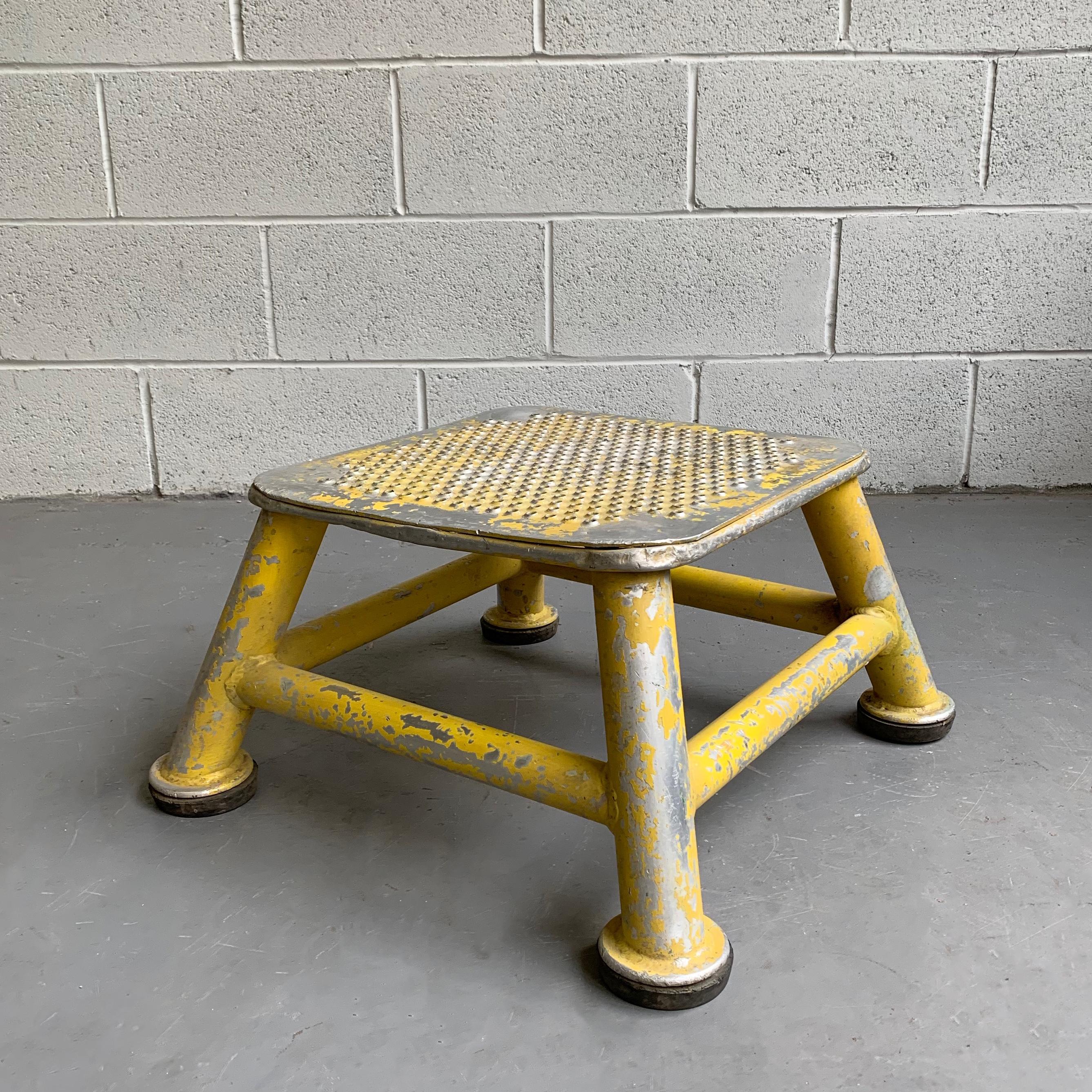 Industrial Aluminum Train Conductors Stool at 1stDibs | railroad step stool