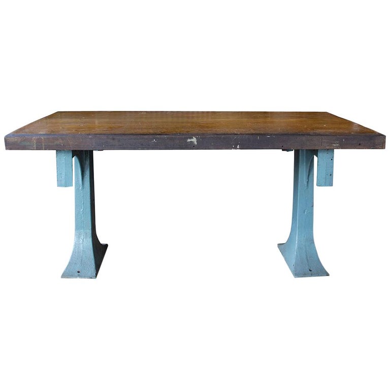 Industrial Base Table For Sale at 1stDibs