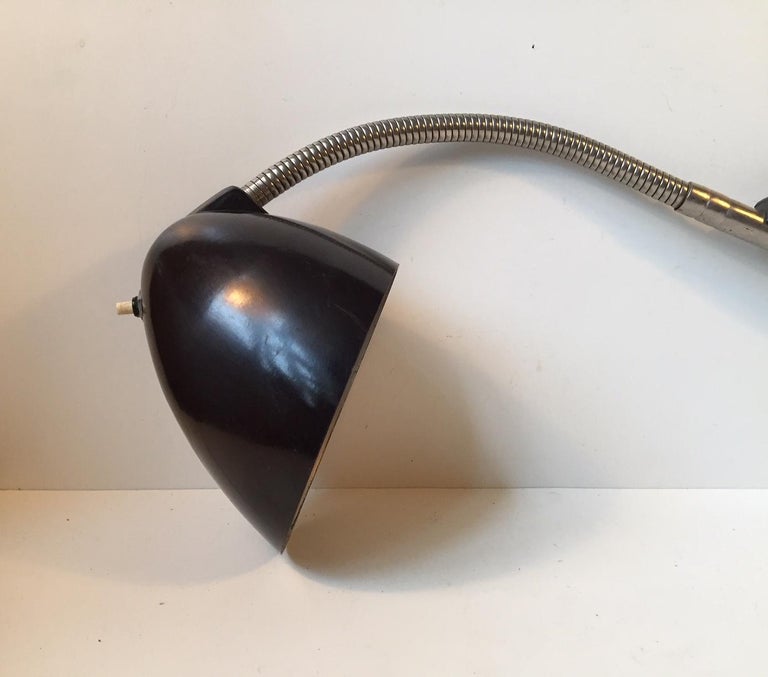 Industrial Bauhaus Wall or Table Lamp by Eric Kirkman Cole, 1930s For ...