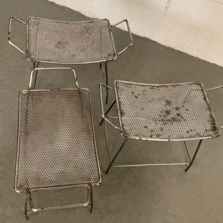 Industrial Brushed Steel Short Hospital Stools For Sale at 1stDibs ...