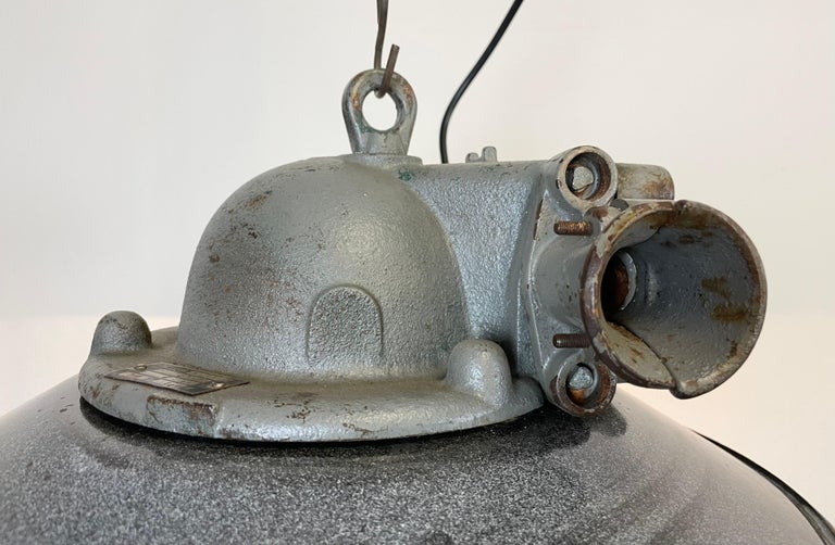 Industrial Cast Iron Explosion Proof Lamp, 1960s at 1stDibs