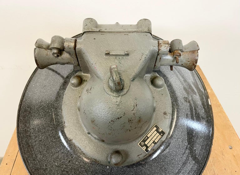 Industrial Cast Iron Explosion Proof Lamp, 1960s at 1stDibs