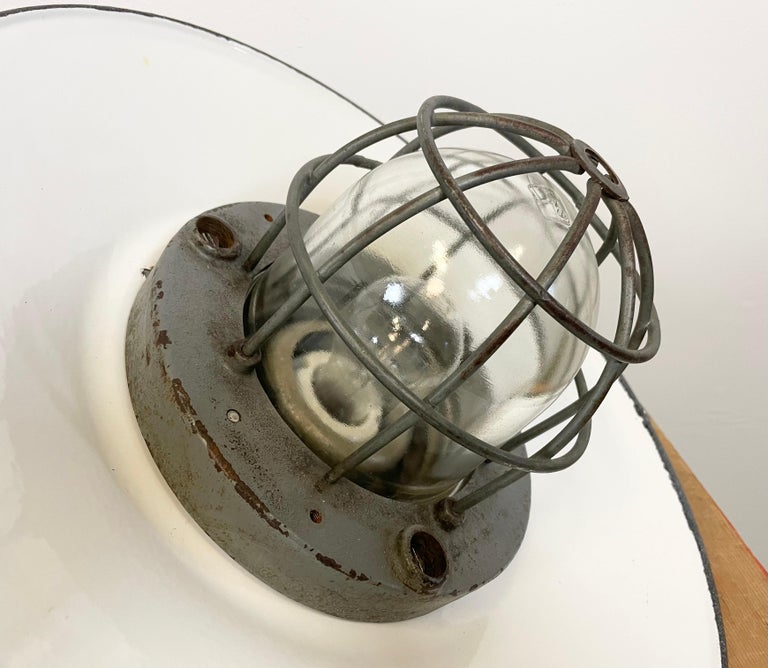 Industrial Cast Iron Explosion Proof Lamp, 1960s at 1stDibs