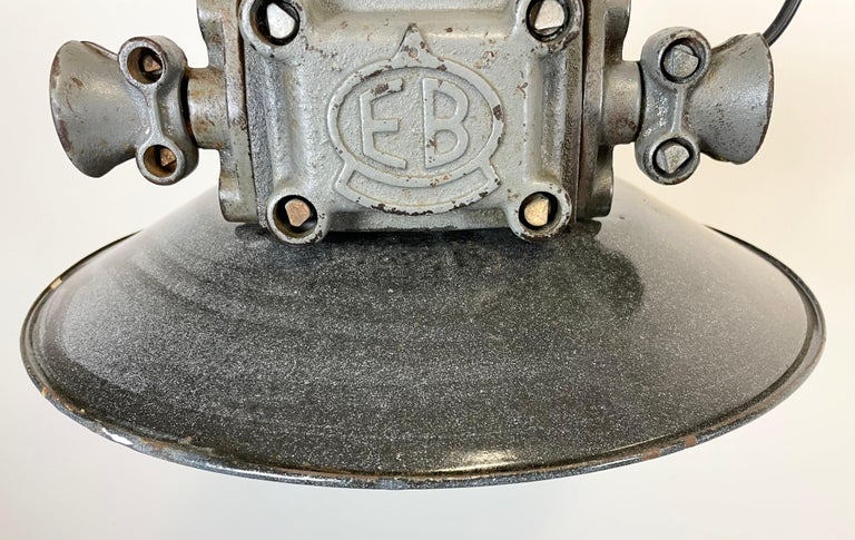 Industrial Cast Iron Explosion Proof Lamp, 1960s at 1stDibs