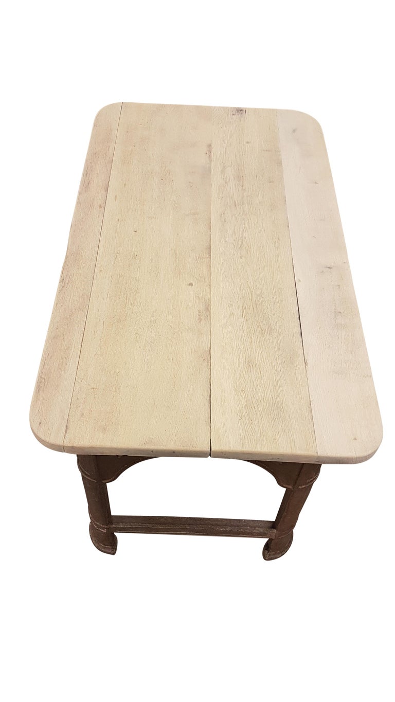 Industrial Cast Iron Table with Royal Coat of Arms for the United ...