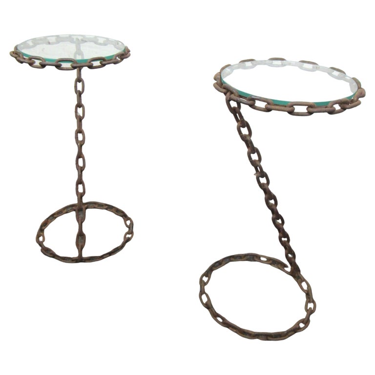 Industrial Chain Link Tables For Sale at 1stDibs