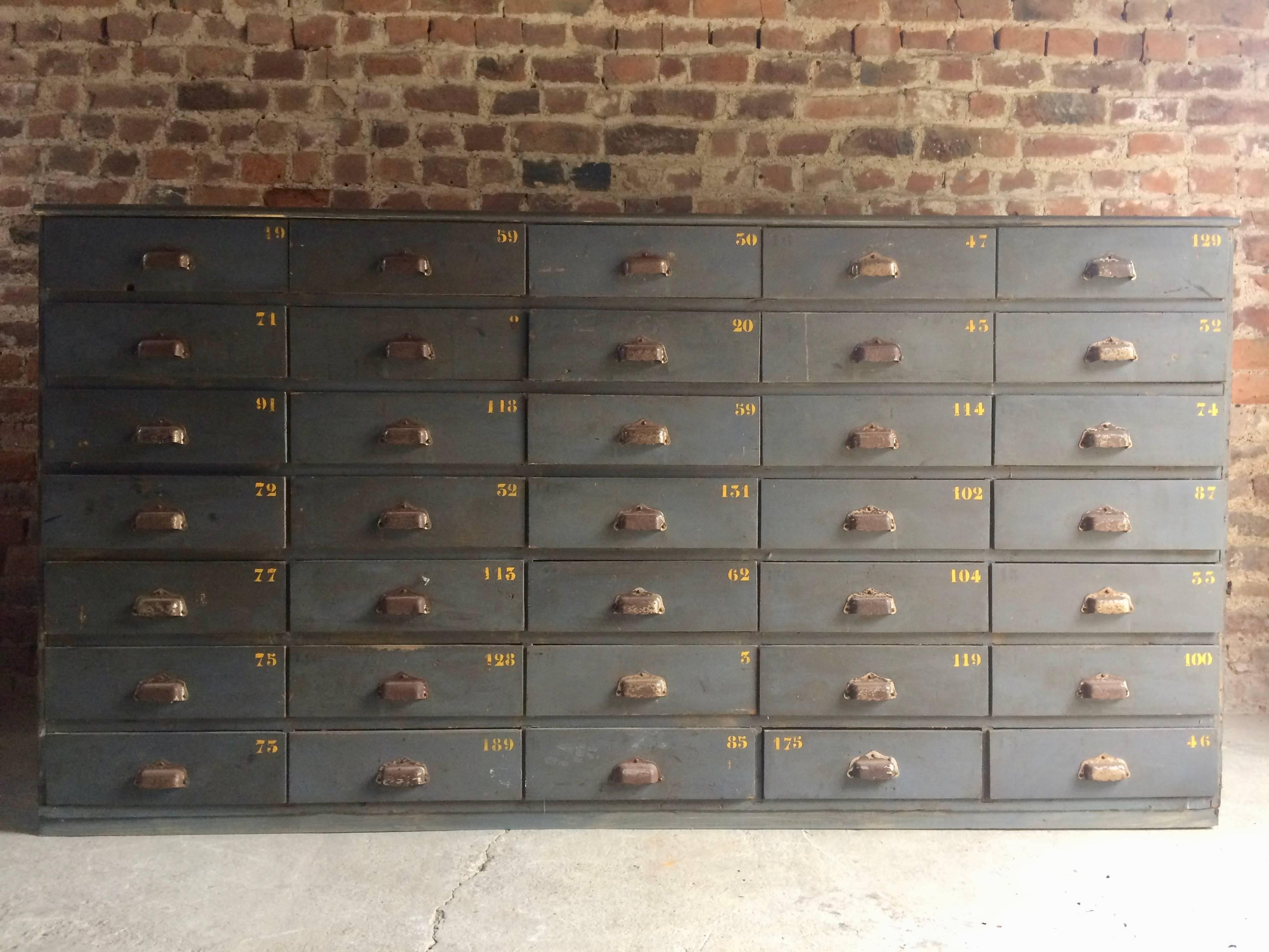 Industrial Chest of Drawers Loft Style Antique Pair Engineers Sideboard ...