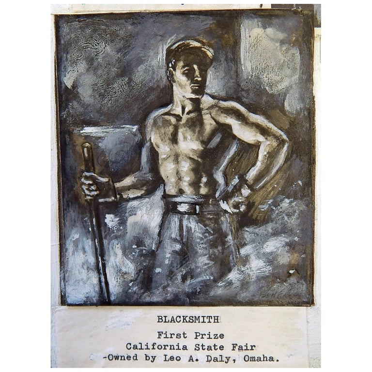 "Industrial, " Collection of Ironworker Paintings and Drawings by Garth ...