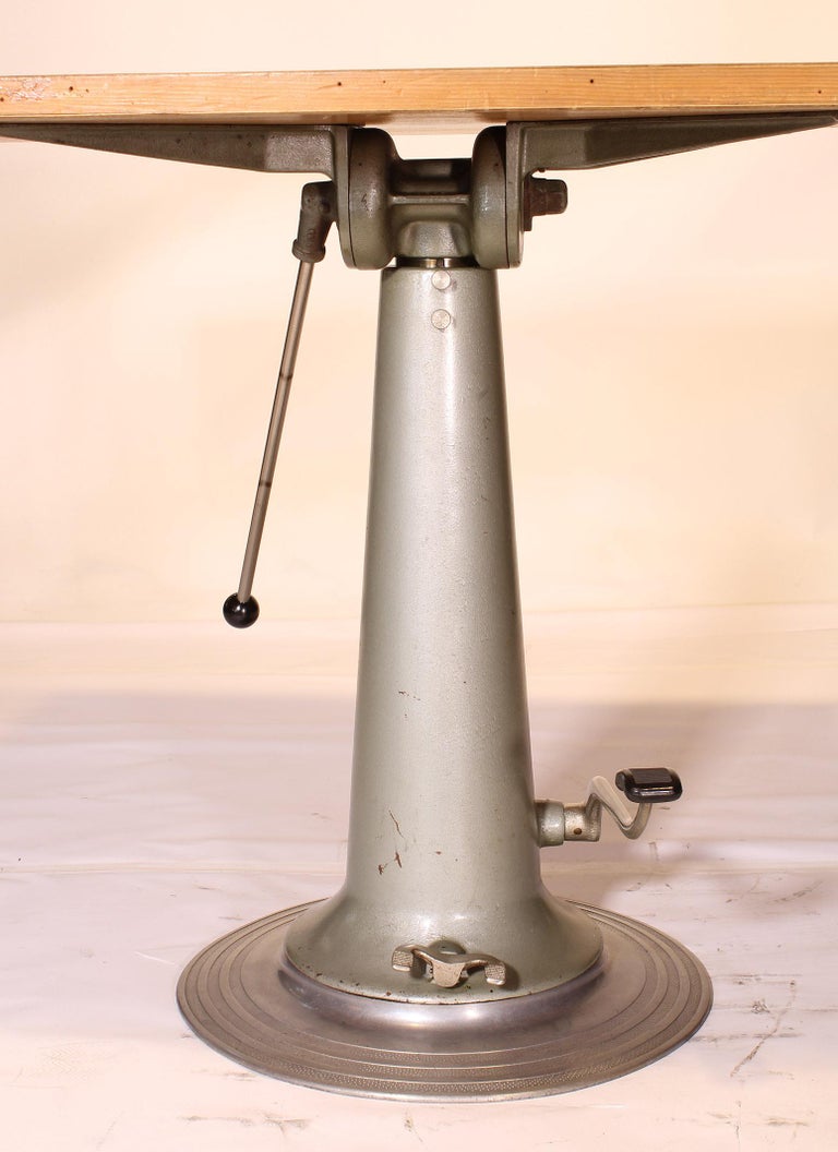 Industrial Drafting Table by Nike, Tall Model at 1stDibs
