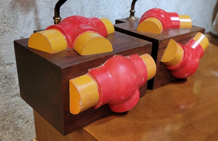 Constructivist Industrial Foundry Mold Table Lamps For Sale at 1stDibs