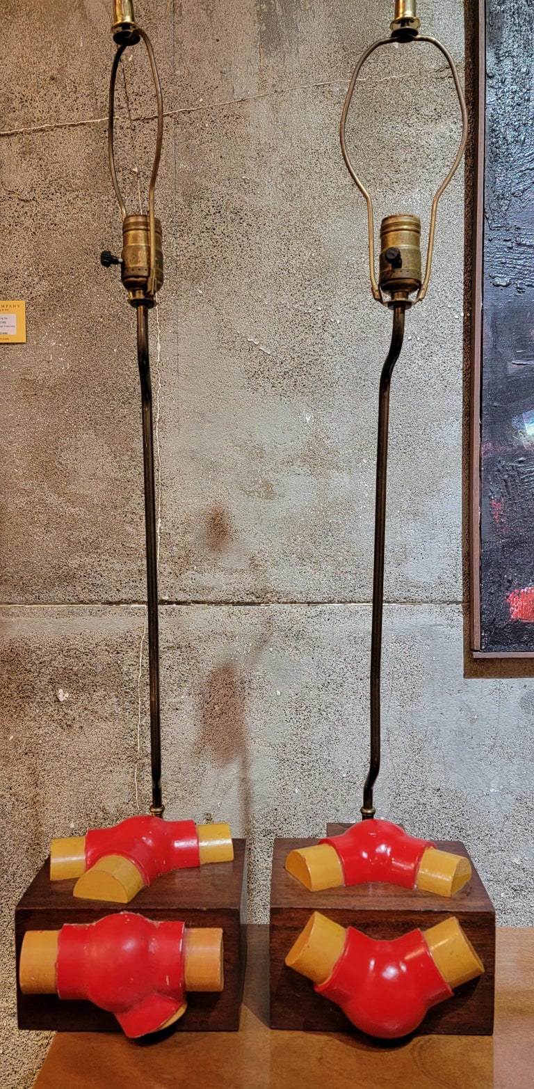 Constructivist Industrial Foundry Mold Table Lamps For Sale at 1stDibs