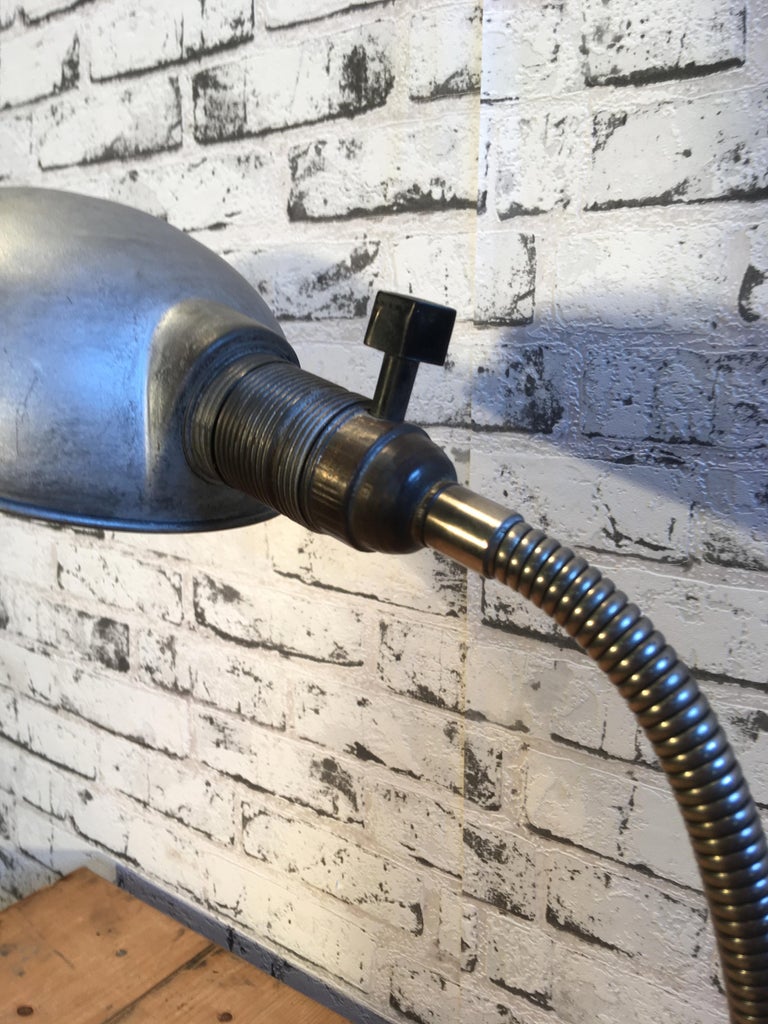 Industrial Gooseneck Table Lamp, 1950s at 1stDibs