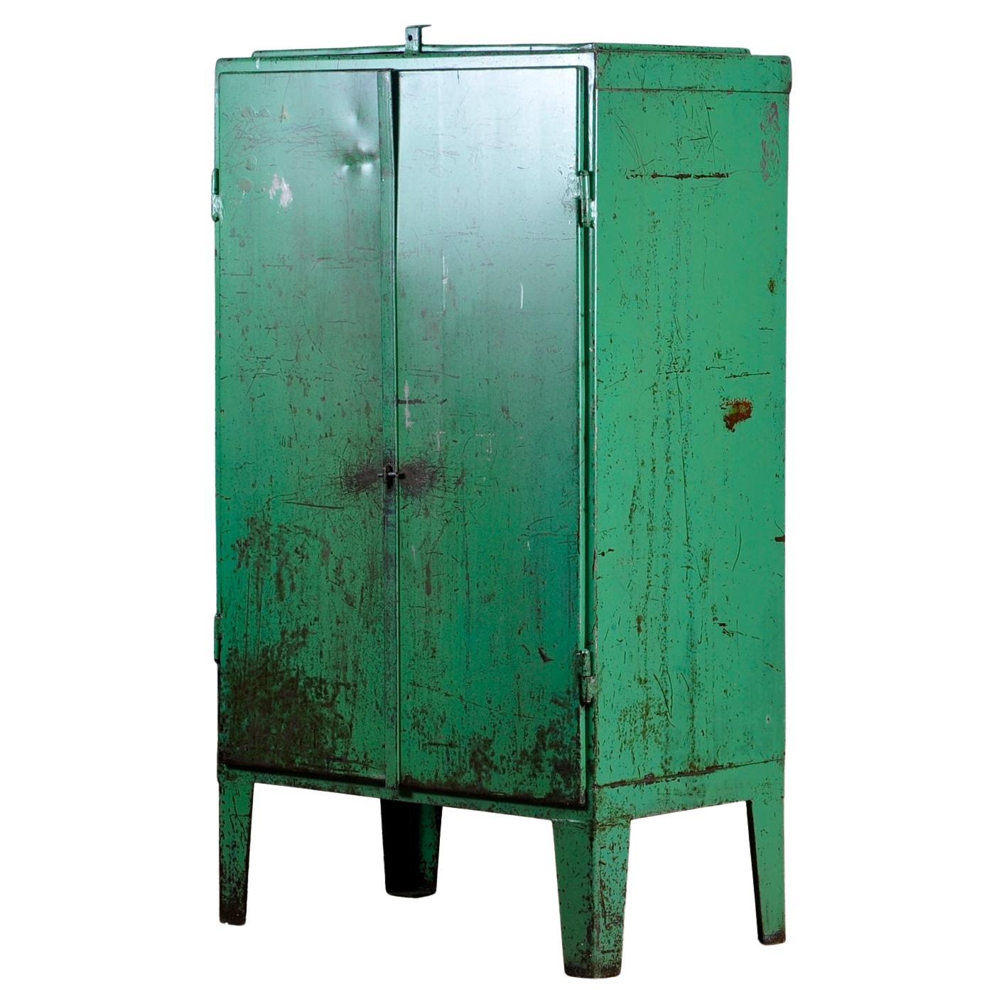 Industrial Riveted Iron Cabinet at 1stDibs | riveting