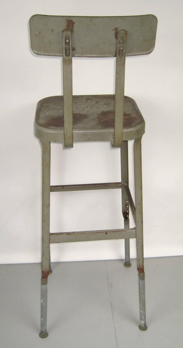 Industrial Machine Age Shop Stools, Out of the Famous Schrade Knife ...