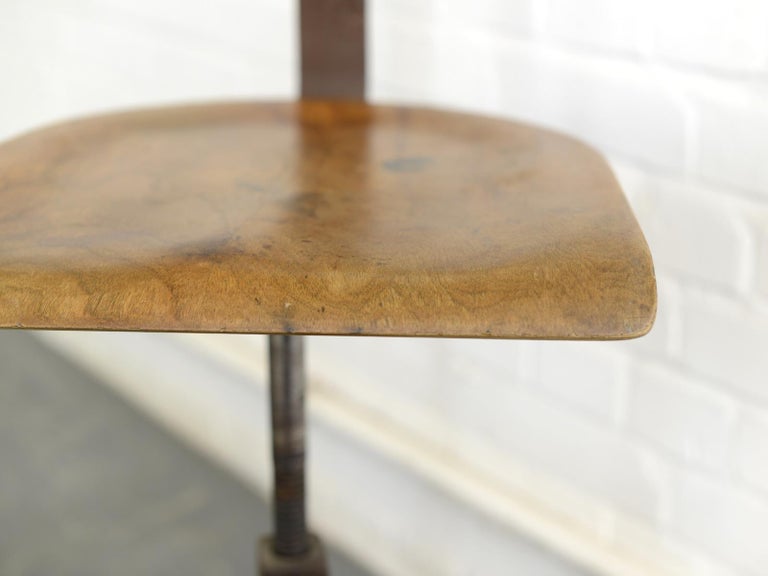 Industrial Machinists Chair by Singer, circa 1930s at 1stDibs | singer ...