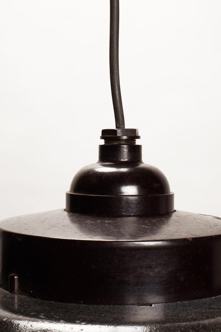 Industrial Metal and Bakelite Light, Italy 1900 For Sale at 1stDibs