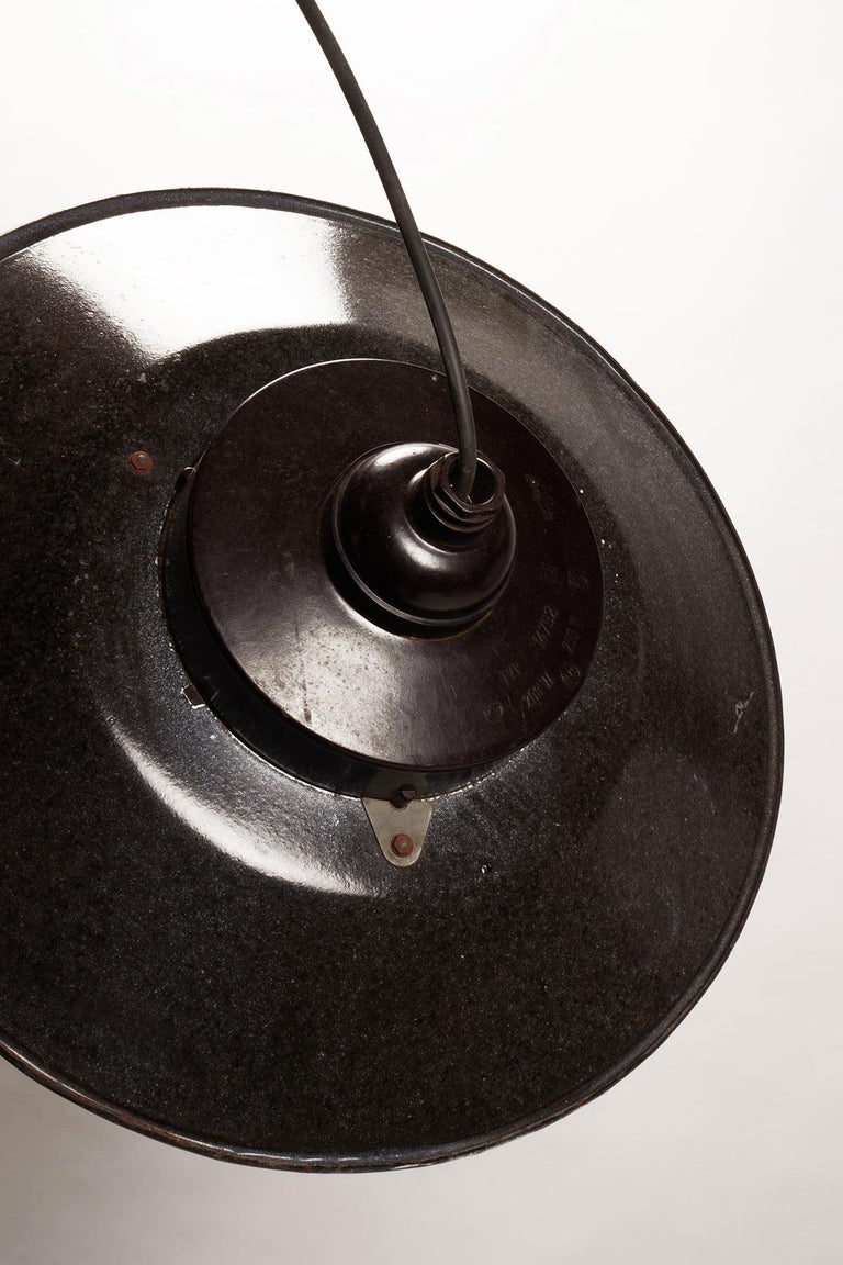 Industrial Metal and Bakelite Light, Italy 1900 For Sale at 1stDibs
