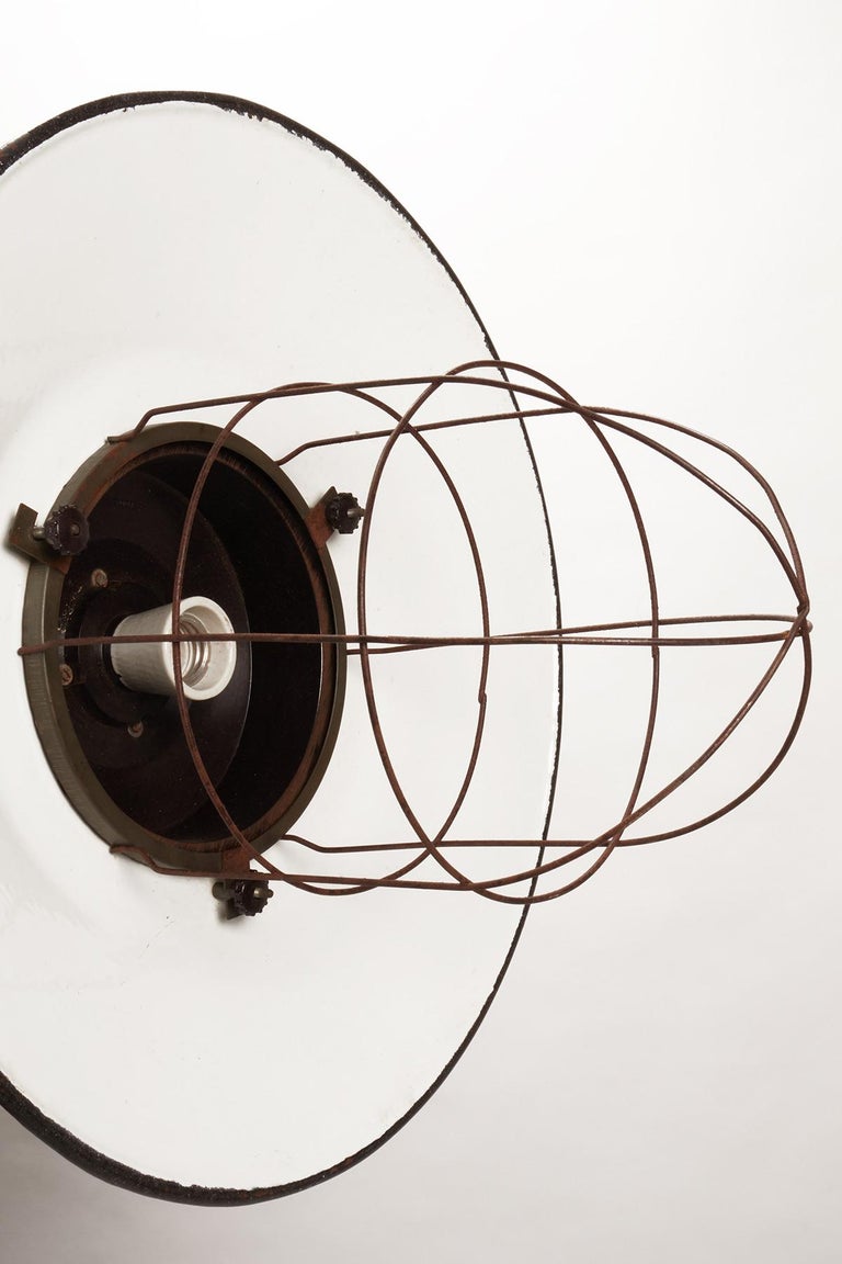 Industrial Metal and Bakelite Light, Italy 1900 For Sale at 1stDibs