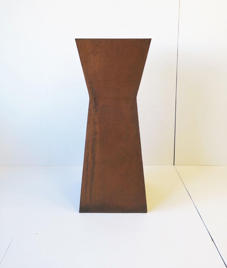 Industrial Metal Column Pedestal Pillar Stand at 1stDibs