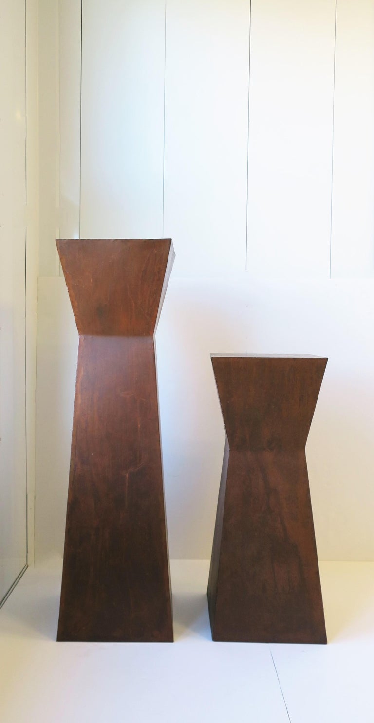 Industrial Metal Column Pedestal Pillar Stand at 1stDibs