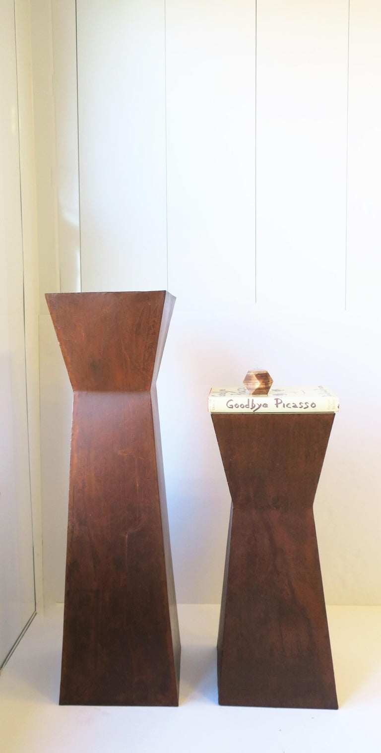 Industrial Metal Column Pedestal Pillar Stand at 1stDibs