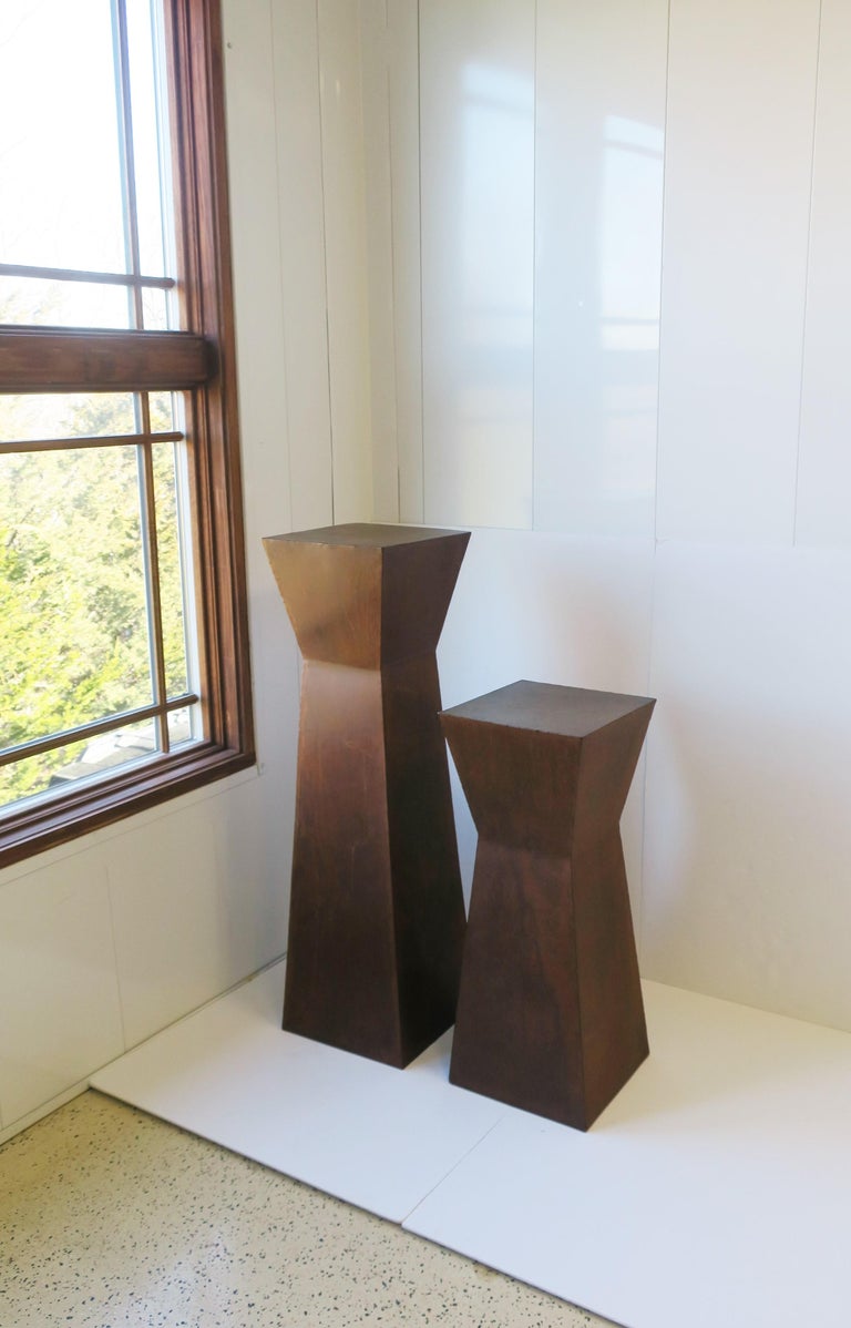 Industrial Metal Column Pedestal Pillar Stand at 1stDibs