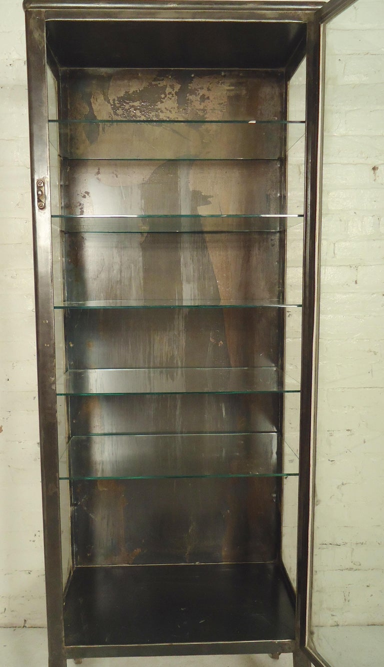 Industrial Metal Display Cabinet at 1stDibs | industrial display ...