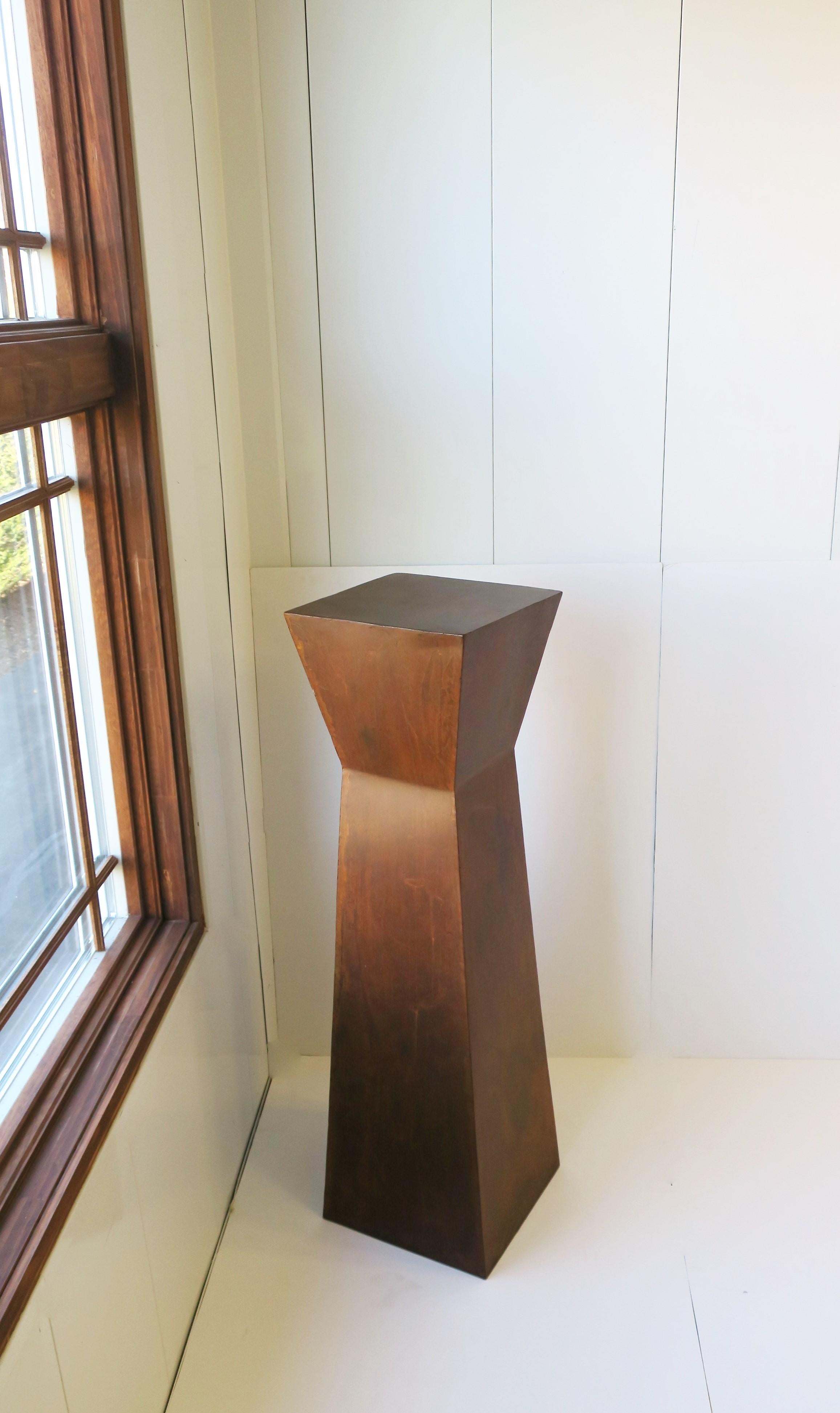 Industrial Metal Pedestal Column Pillar Stand at 1stDibs