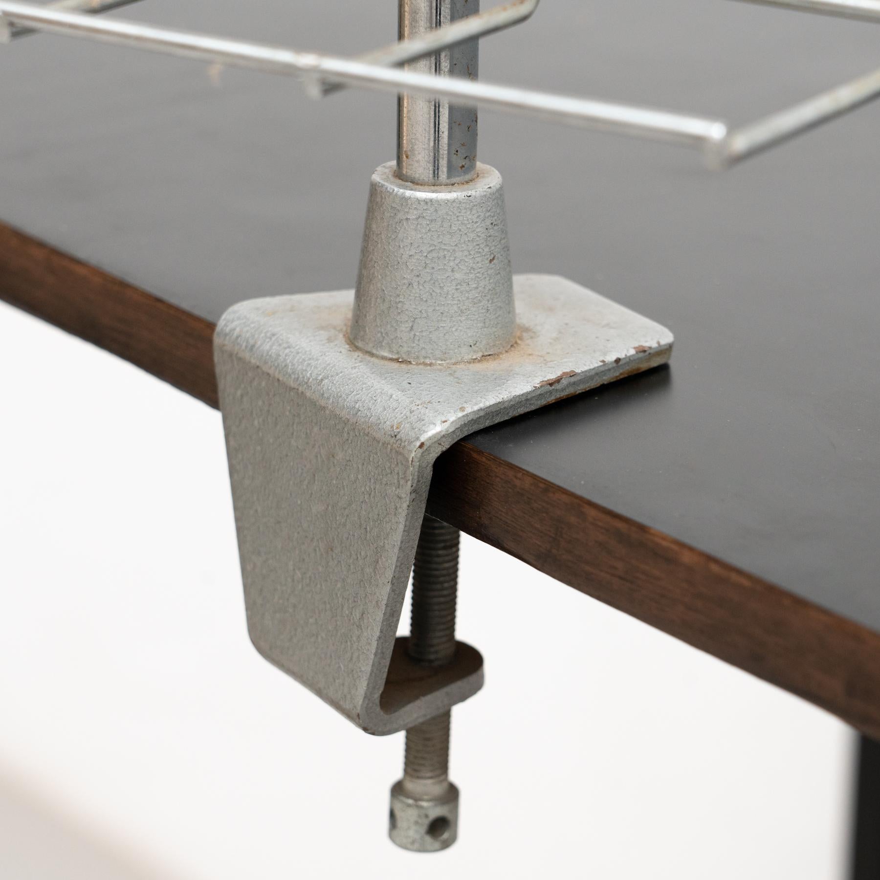 Industrial Metal Table Display, circa 1970 For Sale at 1stDibs
