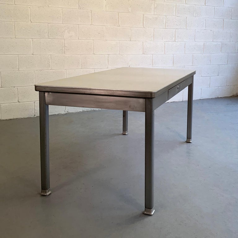 Industrial Midcentury Police Station Desk by General Fire Proofing ...