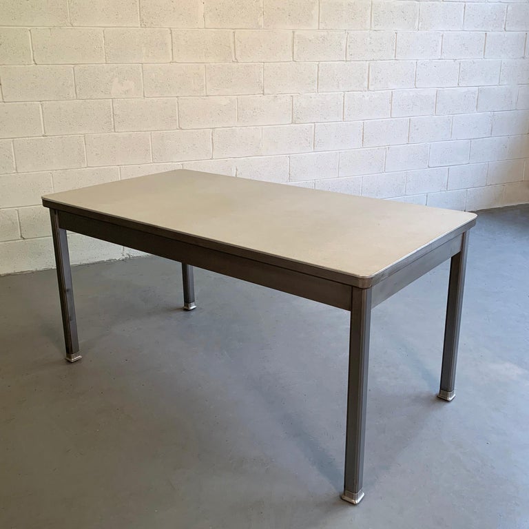 Industrial Midcentury Police Station Desk by General Fire Proofing ...