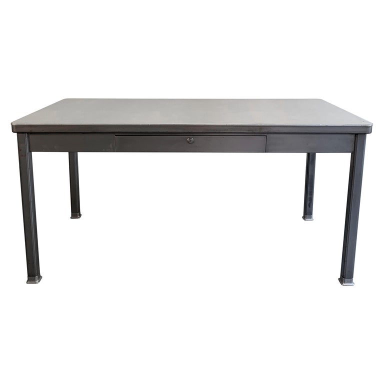 Industrial Midcentury Police Station Desk by General Fire Proofing ...