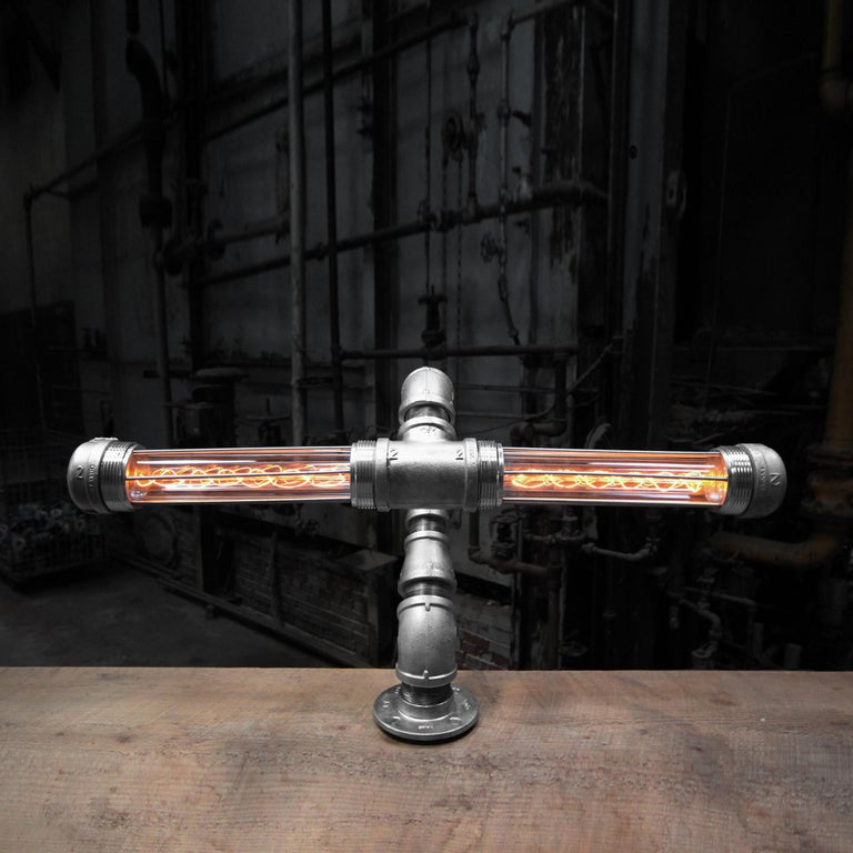Modern Industrial Table Lamp - Industrial Light - Industrial Decor For ...