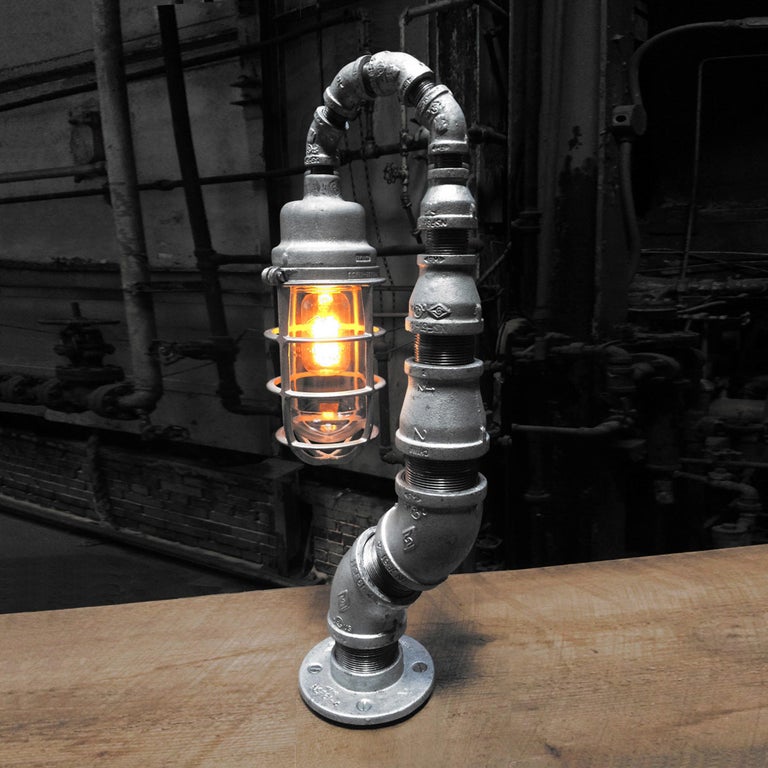Modern Industrial Table Lamp - Industrial Decor - Crouse Hinds ...