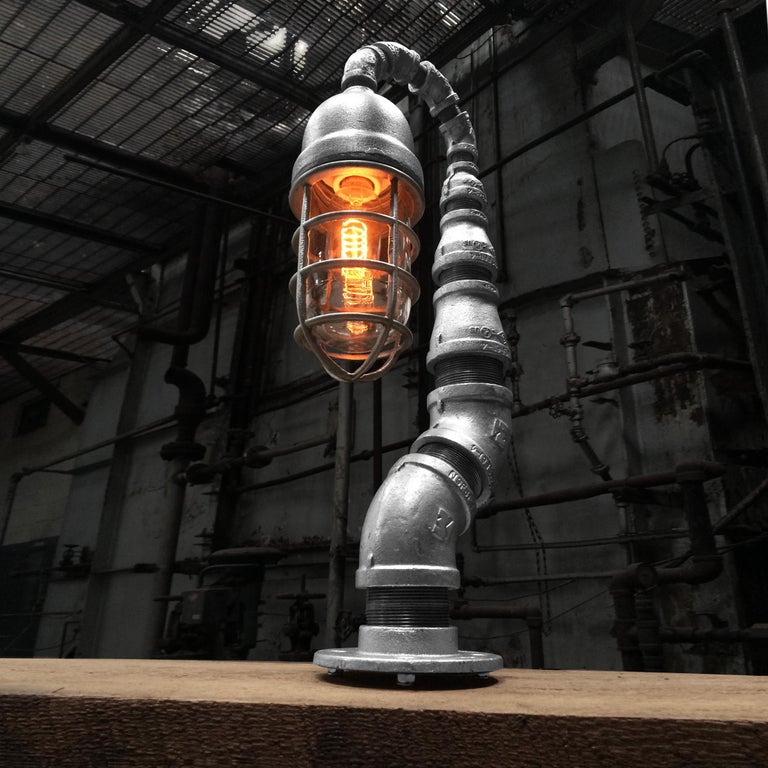 Modern Industrial Table Lamp - Industrial Decor - Crouse Hinds ...